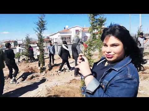 ÖĞRETMENLERİN BAĞIŞLARIYLA ALINAN  FİDANLAR  TOPRAKLA BULUŞTU