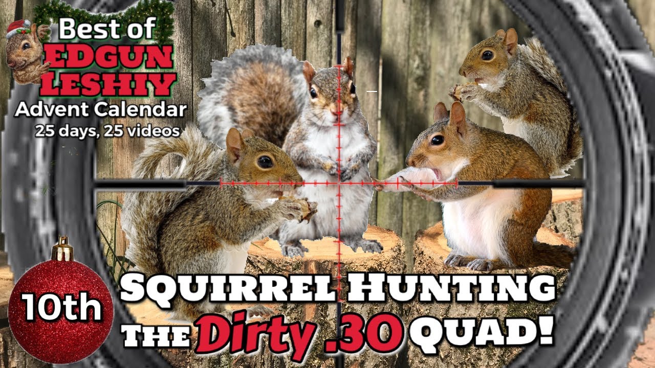 Day 10: Squirrel Hunting with the EDgun Leshiy Dirty 30 (Best of Series ...