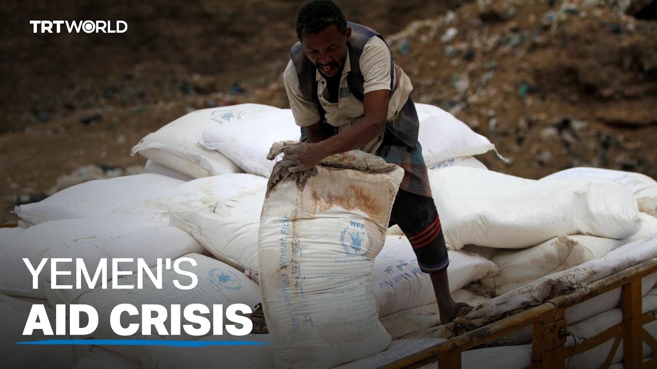Food crisis worsens in war-torn Yemen after WFP cuts aid - YouTube