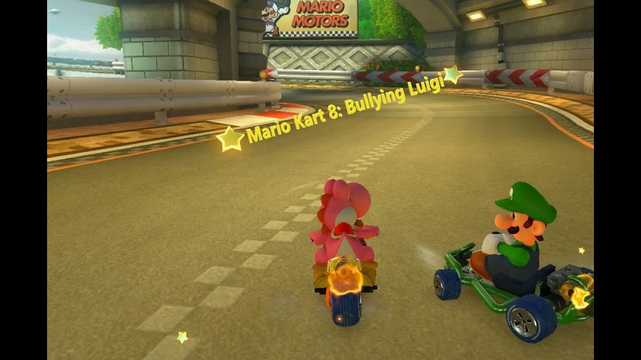 Mario Kart 8: Bullying Luigi - YouTube