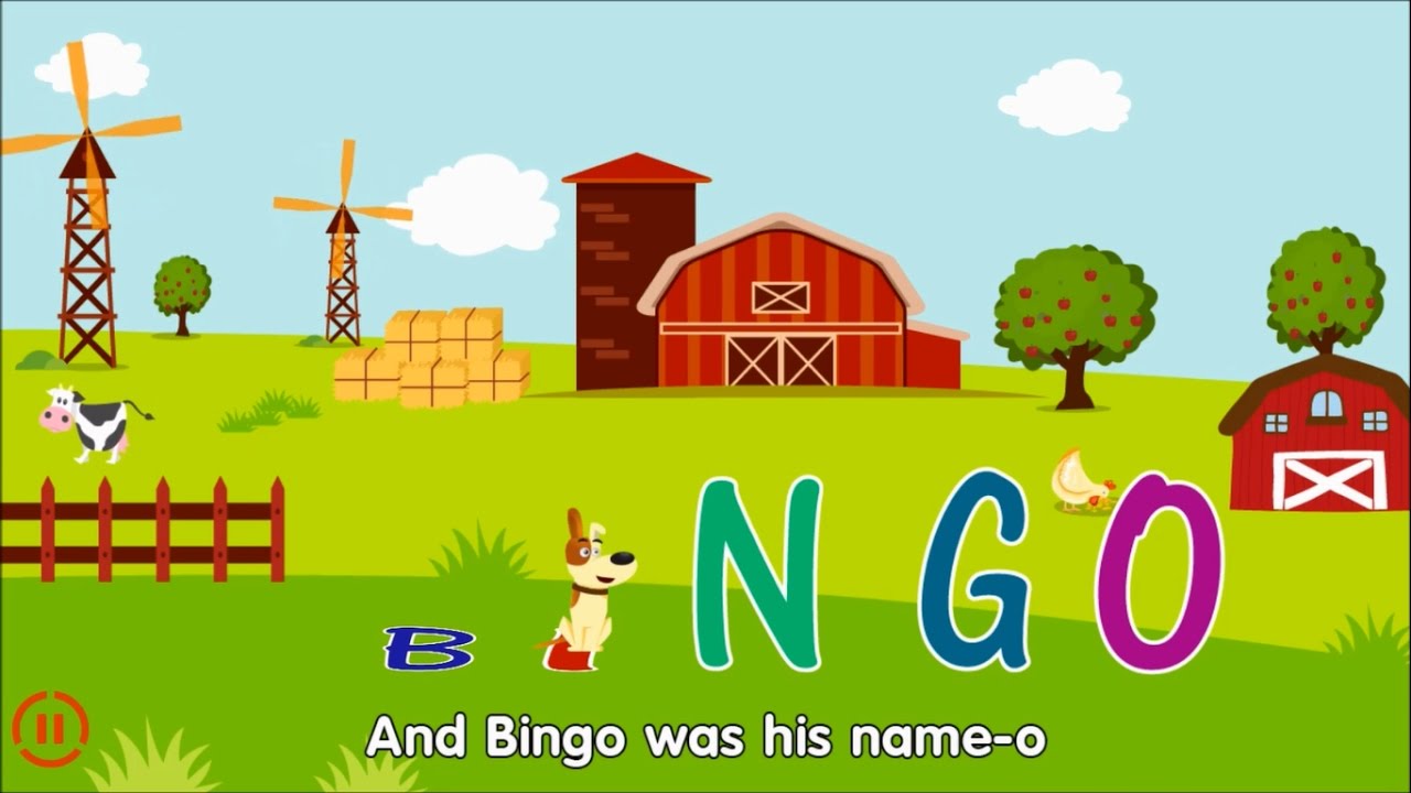 BINGO Dog Song HD | Popular Nursery Rhymes for Kids | BeeBo World - YouTube