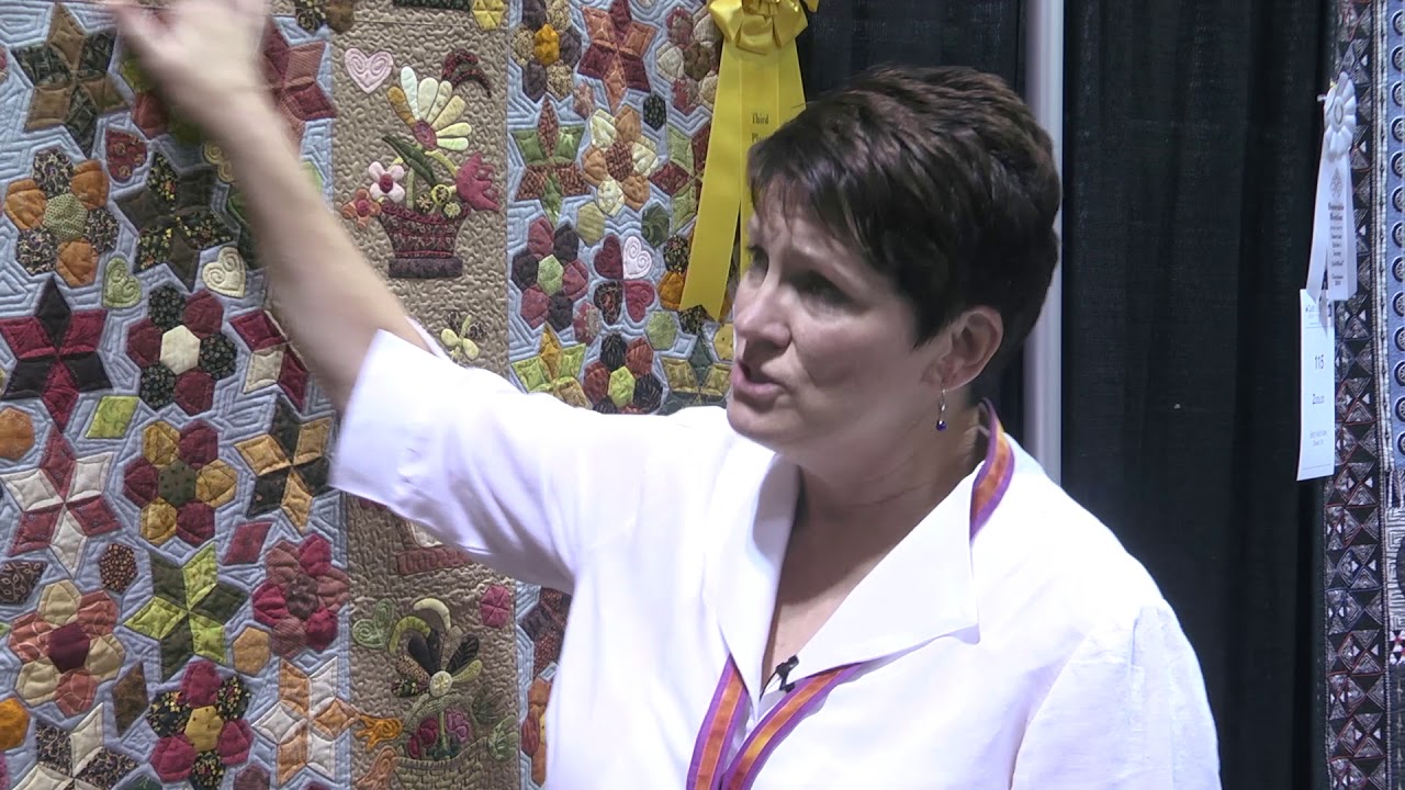 Jamie Kouba Wins 3rd Place at AQS QuiltWeek 2019 - YouTube