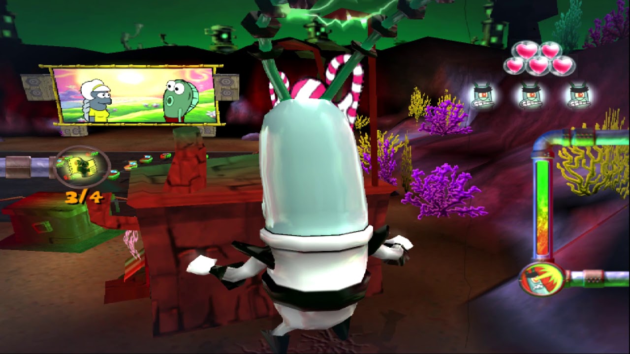 Spongebob CFTKK - Revenge of the Giant Plankton Monster Gameplay (Part ...
