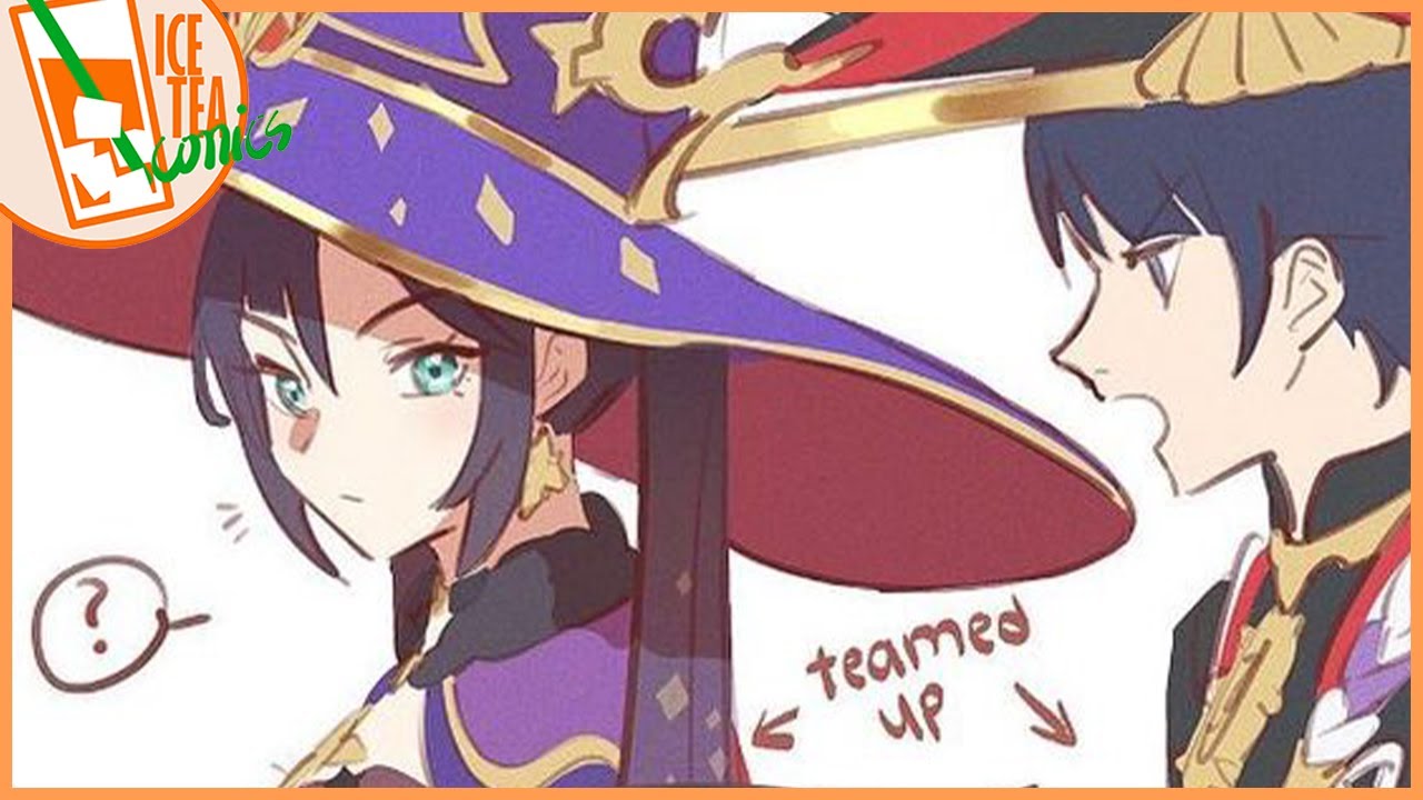 Mona and Scaramouche In One Team - Genshin Impact Comic Dub ...