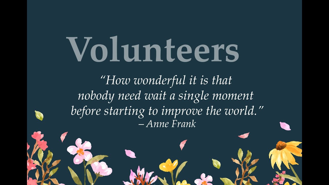 Volunteer Recognition Quotes Top 100 Volunteer Quotes (2025 Update)