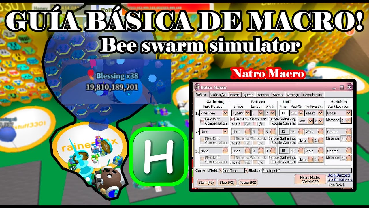 Guía BASICA de Macro en Bee Swarm Simulator! - YouTube