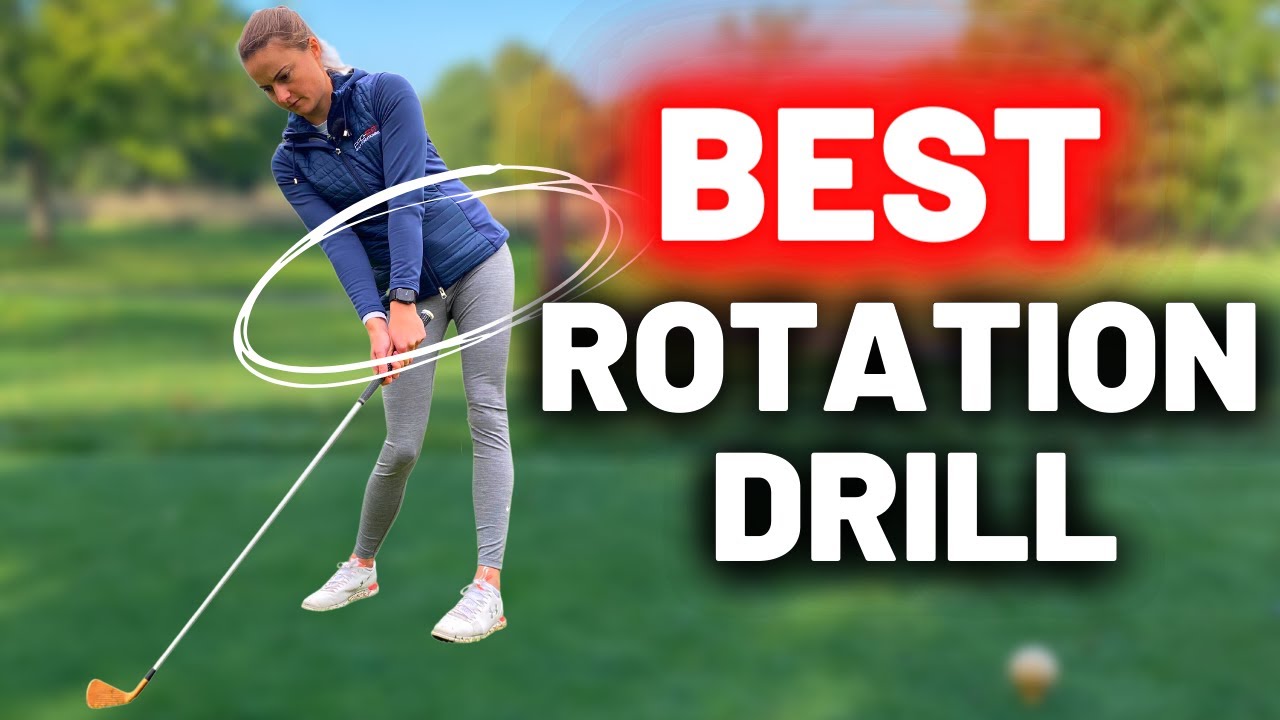 Best ROTATION DRILL for your Backswing and Downswing! SUPER SIMPLE ...