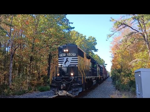 A Beautiful Day Railfanning CSAO WPCA-51 With NS 5307/5361 Along ...
