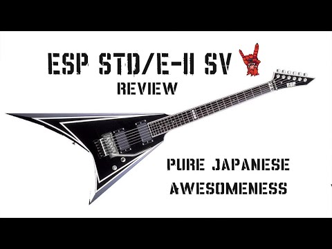 ESP SV Std (E-II) review (Alexi with 2 pickups ;) - YouTube
