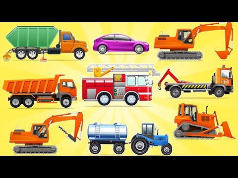 Kamyon Vinç ile Araba Kurtarma | Çizgi Film Oyun | Car Rescue with Truck Crane | Cartoon Game #50