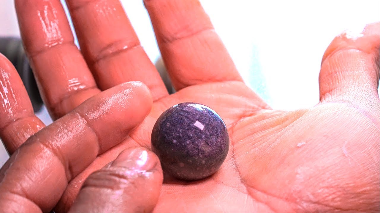 COMO HACER LA ESFERA perfecta a mano con este dispositivo | Esfera de piedra - YouTube