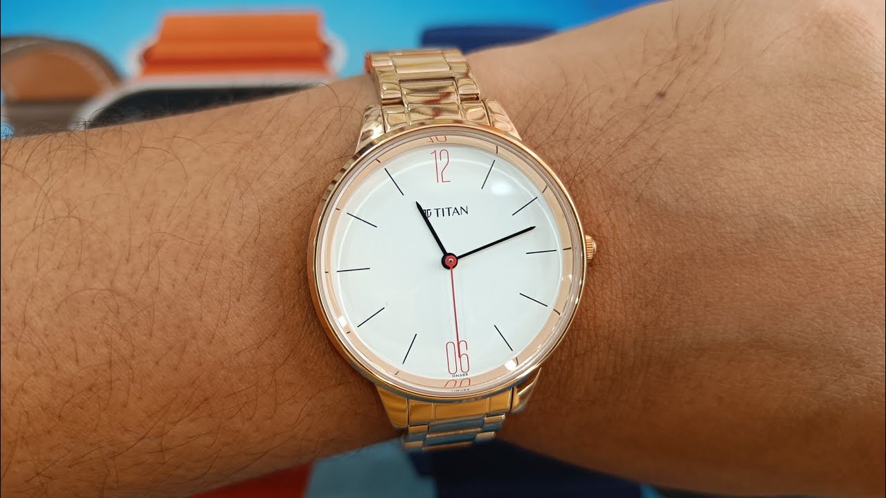 titan ladies 2648wm03 copper plated watch review || titan new launch ...