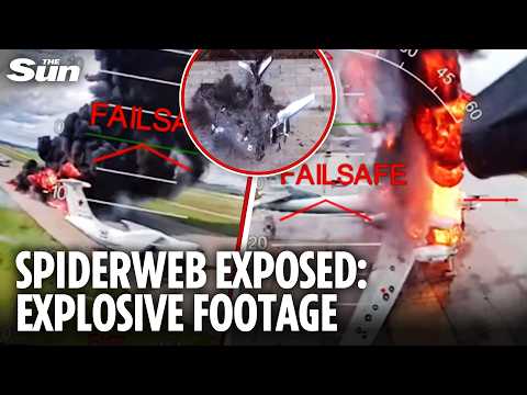 Inside Ukraine's most daring covert operation: New video reveals extent of Operation Spiderweb