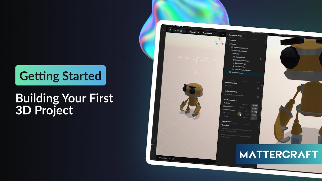 Getting Started with Mattercraft: Build Your First 3D Project - YouTube