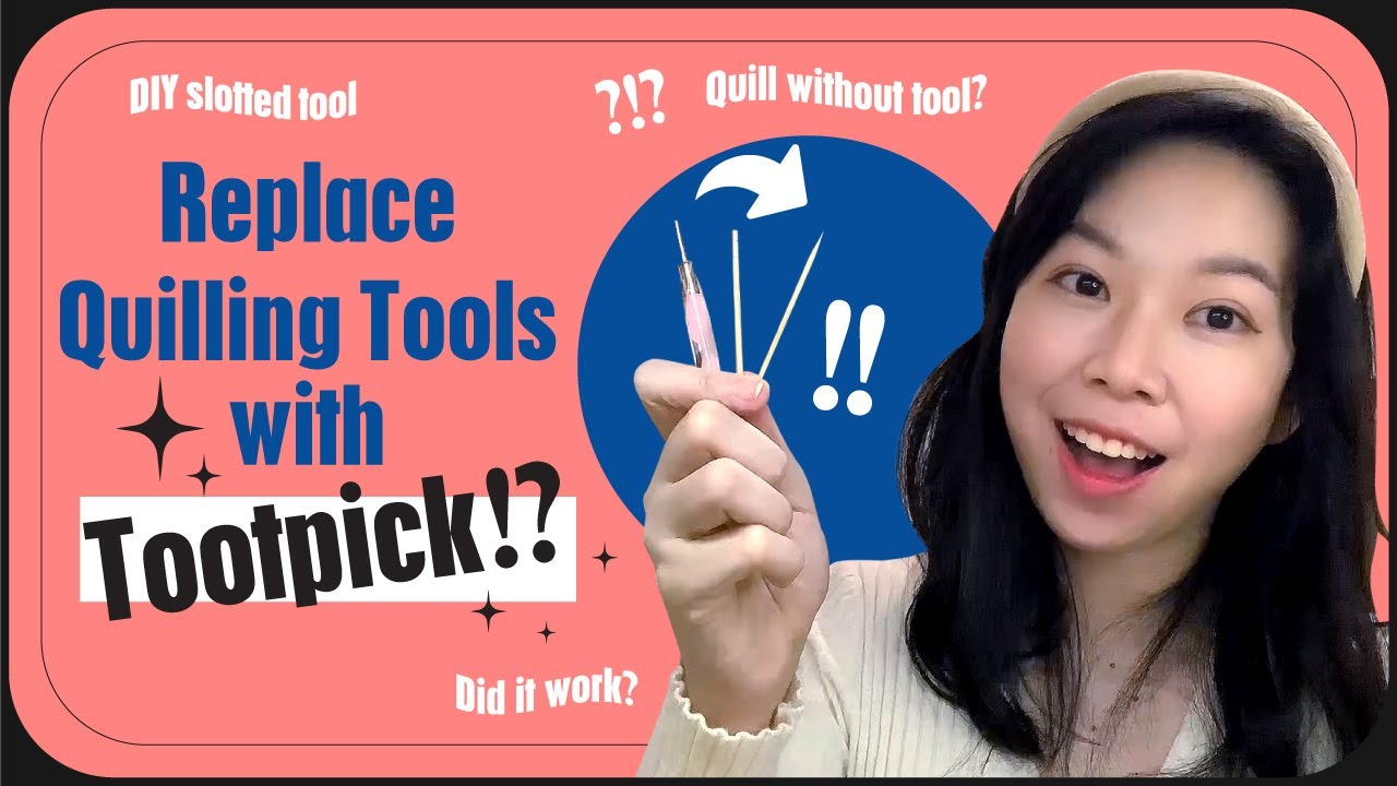 【Quilling Hacks】How to Make Your Own DIY Quilling Slotted Tool ...