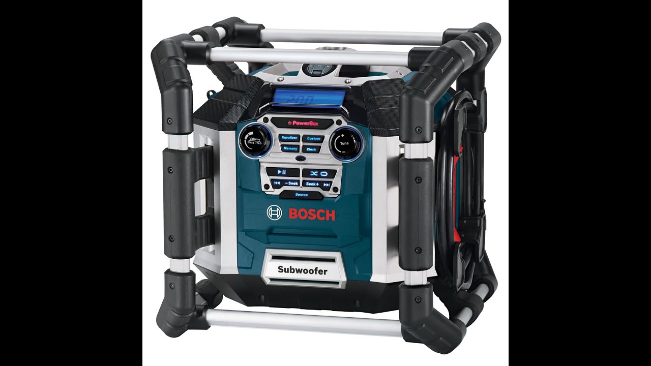 Обзор строительного радиоприёмника BOSCH GML 50; Review construction ...
