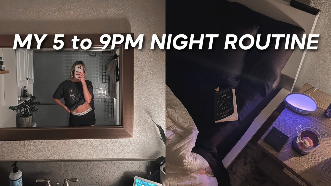 summer night routine after work 5-9 | productive & healthy habits 2022 ...