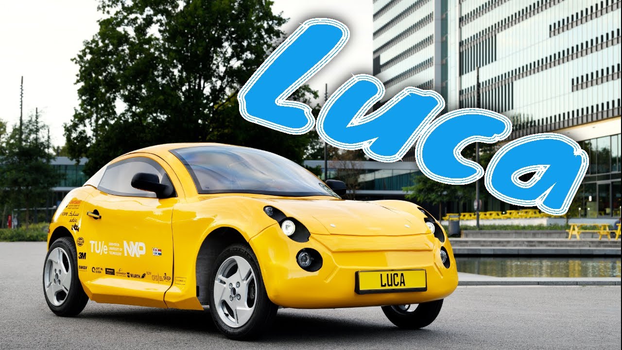 Students Build a Whole Car from Recycled Plastic - Luca EV - YouTube