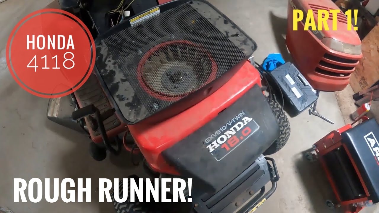 Honda 4118 Spits & Sputters: Part 1! Diagnosing This GXV 610 Engine ...