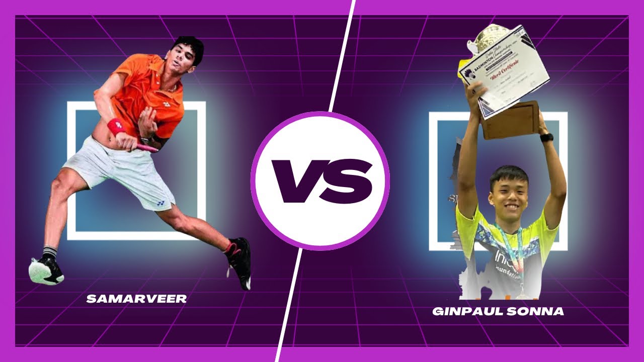 GINPAUL SONNA VS SAMARVEER 🔥 smooth rallies / Pune ranking #badminton # ...
