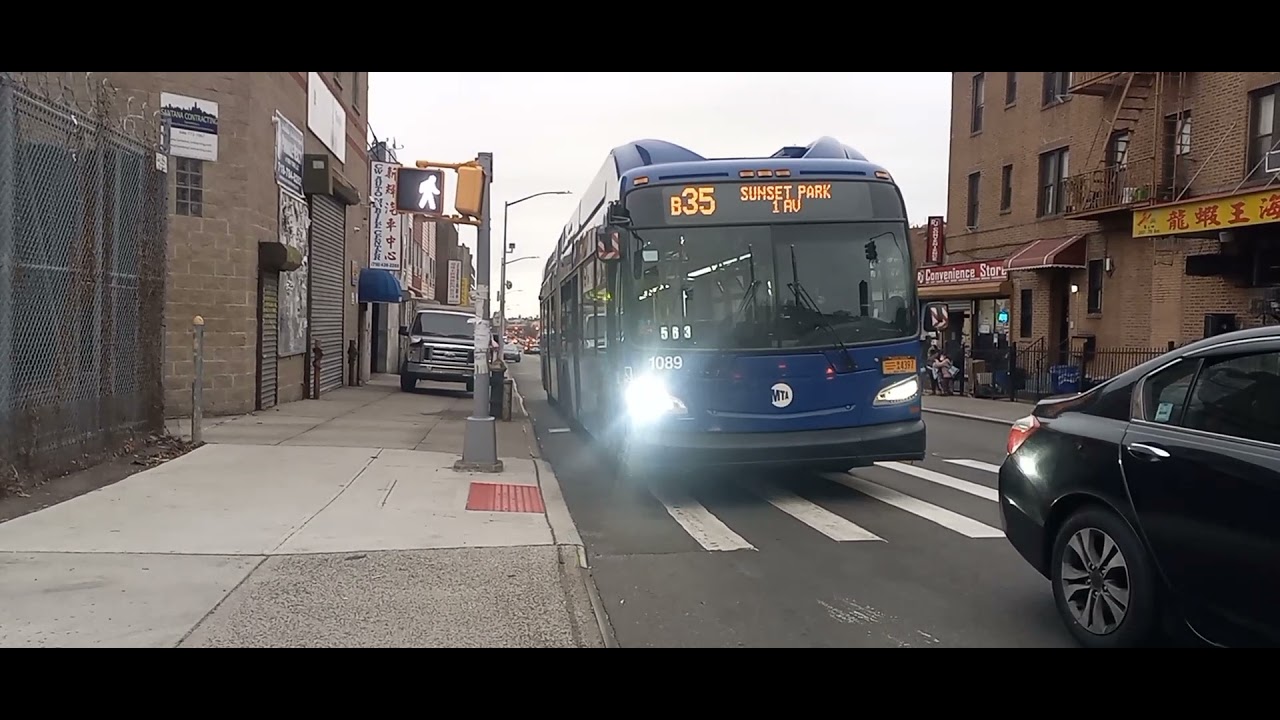 MTA BUS: JackieGleason Depot. B35/B70 Buses along 39st (XN60, XN40 ...