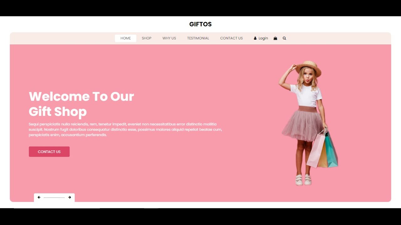 "Giftos: Stunning Website Design Template Tutorial | Full Setup Guide ...