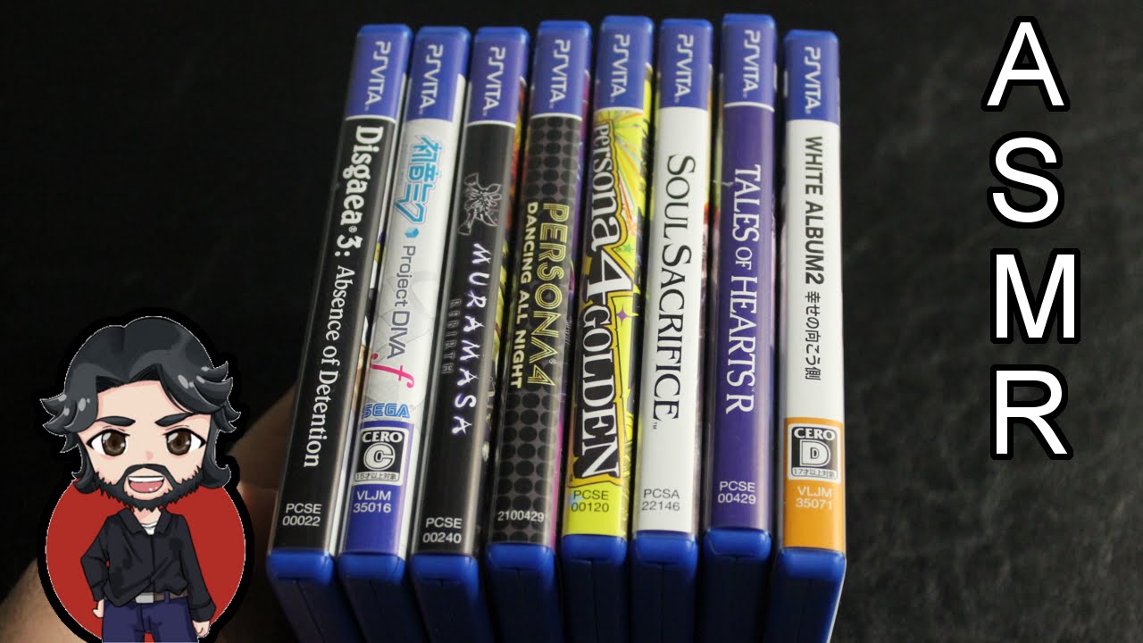 ASMR - Playstation Vita Collection [Whispering] - YouTube
