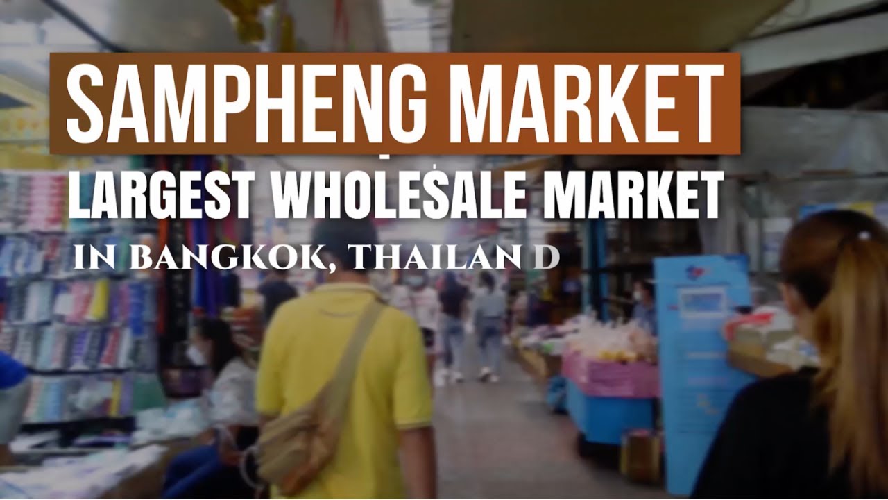 Sampheng market chinatown bangkok thailand - Biggest wholesale market ...