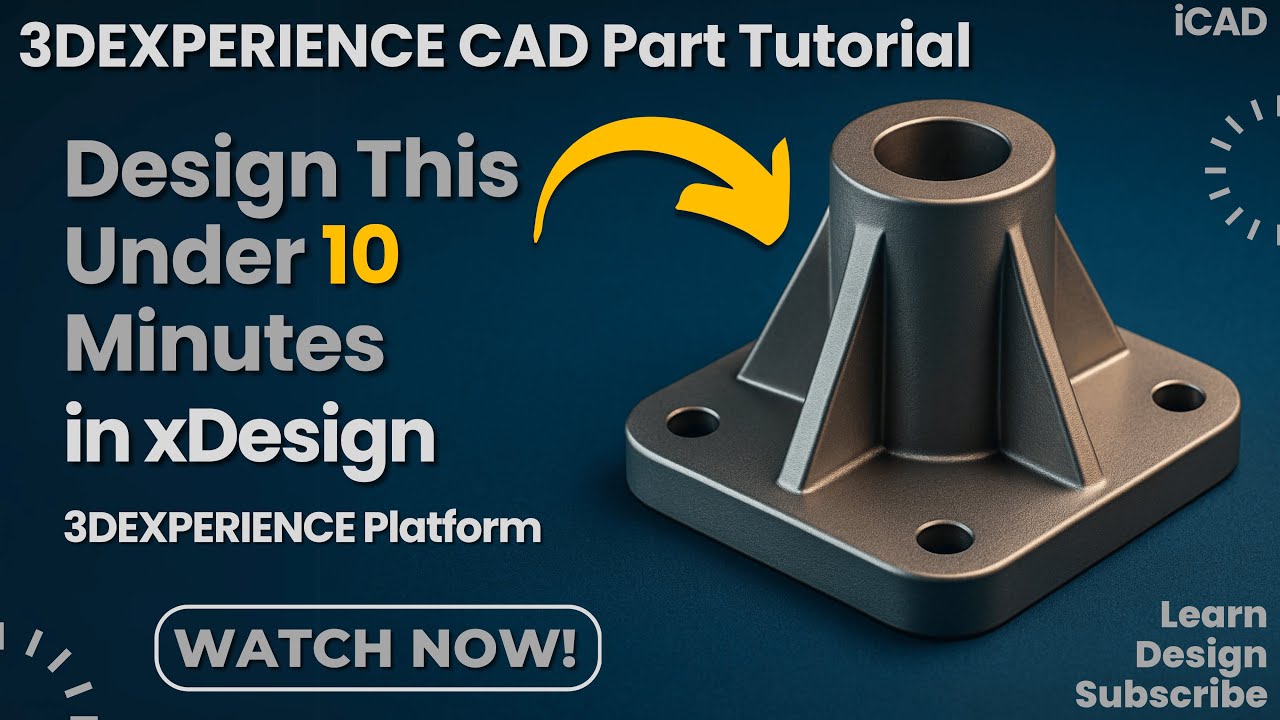 Designed on a Tablet! 🚀 | 3DEXPERIENCE Cloud CAD Tutorial | xDesign Ep.1 - YouTube