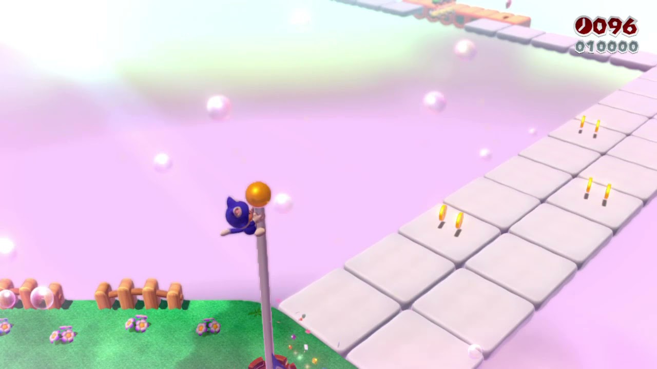 Super Mario 3D World (Switch) - 9-4 The Great Goal Pole: 4 (Former WR ...