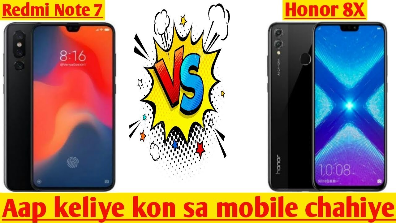 Redmi Note 7 Vs Honor 8X comparison🔥🔥🔥 - YouTube