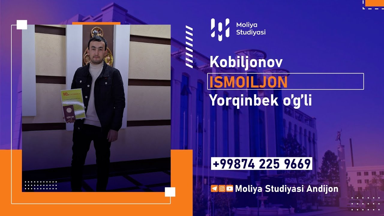 Kobiljonov Ismoiljon Yorqinbek o'g'li 2023 - YouTube