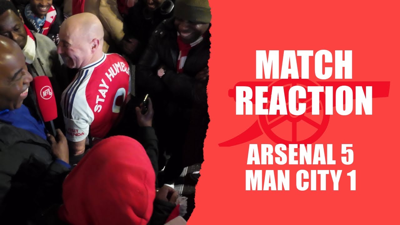 Julian From AFTV Reacts To Arsenal Beating Man City 5-1 #stayhumble ...