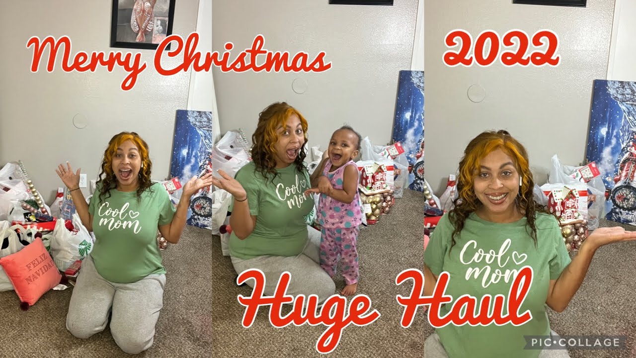 Huge Christmas Haul | Target, Walmart ,Burlington, Home goods , Dollar ...