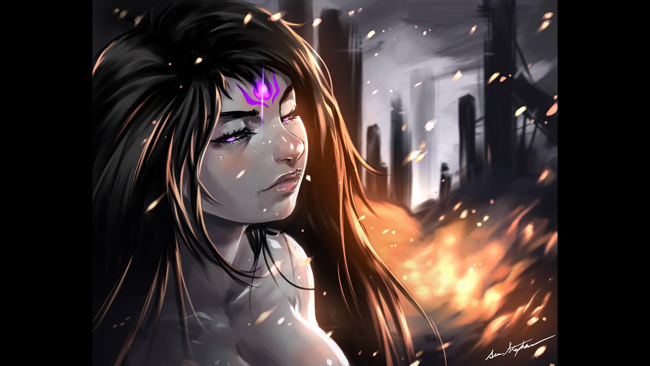 Speed paint of my original character Aset - YouTube