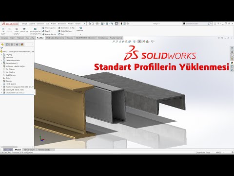 SolidWorks Standart Profillerin Yüklenmesi