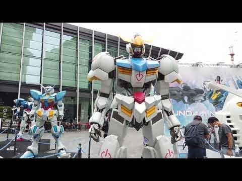 グランフロント大阪のガンダム展示(GUNDAM NEXT FUTURE OSAKA BASE) - YouTube