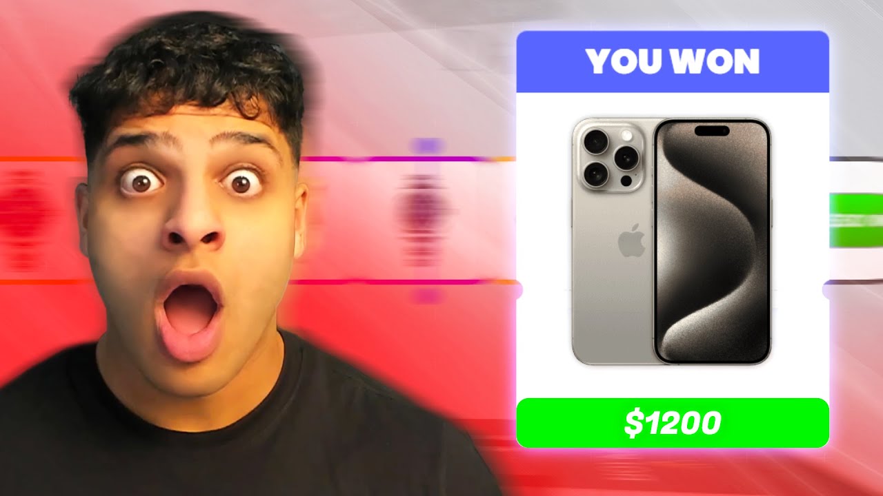 I WON A $1200 IPHONE FOR $50 ON RILLABOX! - YouTube