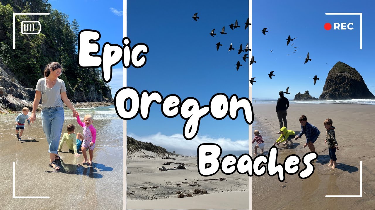 Exploring 3 Epic Oregon Coast Beaches With Kids | Cannon Beach + Hidden ...