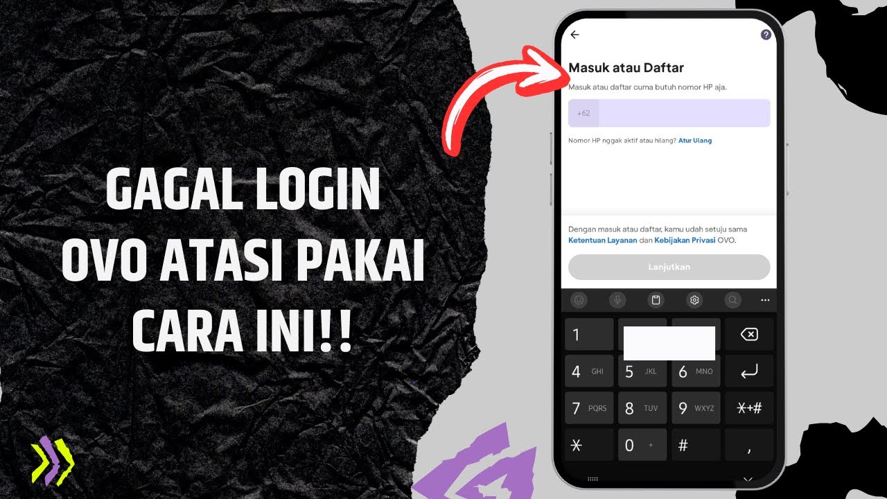 Cara Mengatasi Gagal Login Akun Ovo - YouTube