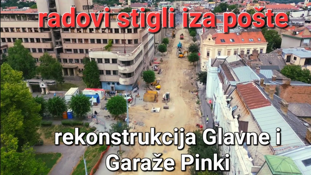 Glavna ulica Zemun i nova garaža Hala Pinki - YouTube