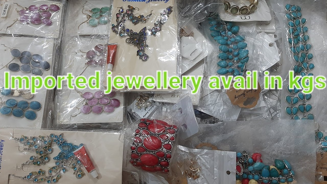 Imported jewellery Avail || KGS || Wholesale rates || wholesaler || SAA ...