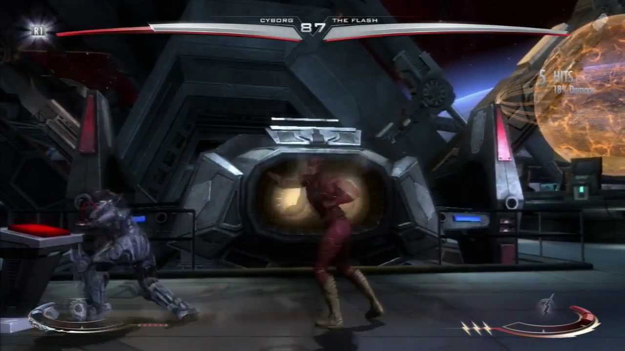 Let's Play: Injustice GAU - Classic Battle - Regime Cyborg + Ending ...