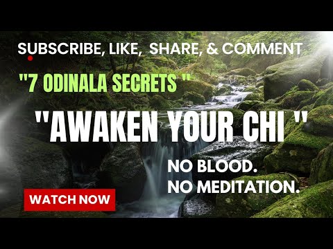 7 Simple Odinala Practices To Awaken Your Chi - No Blood. No Meditation ...