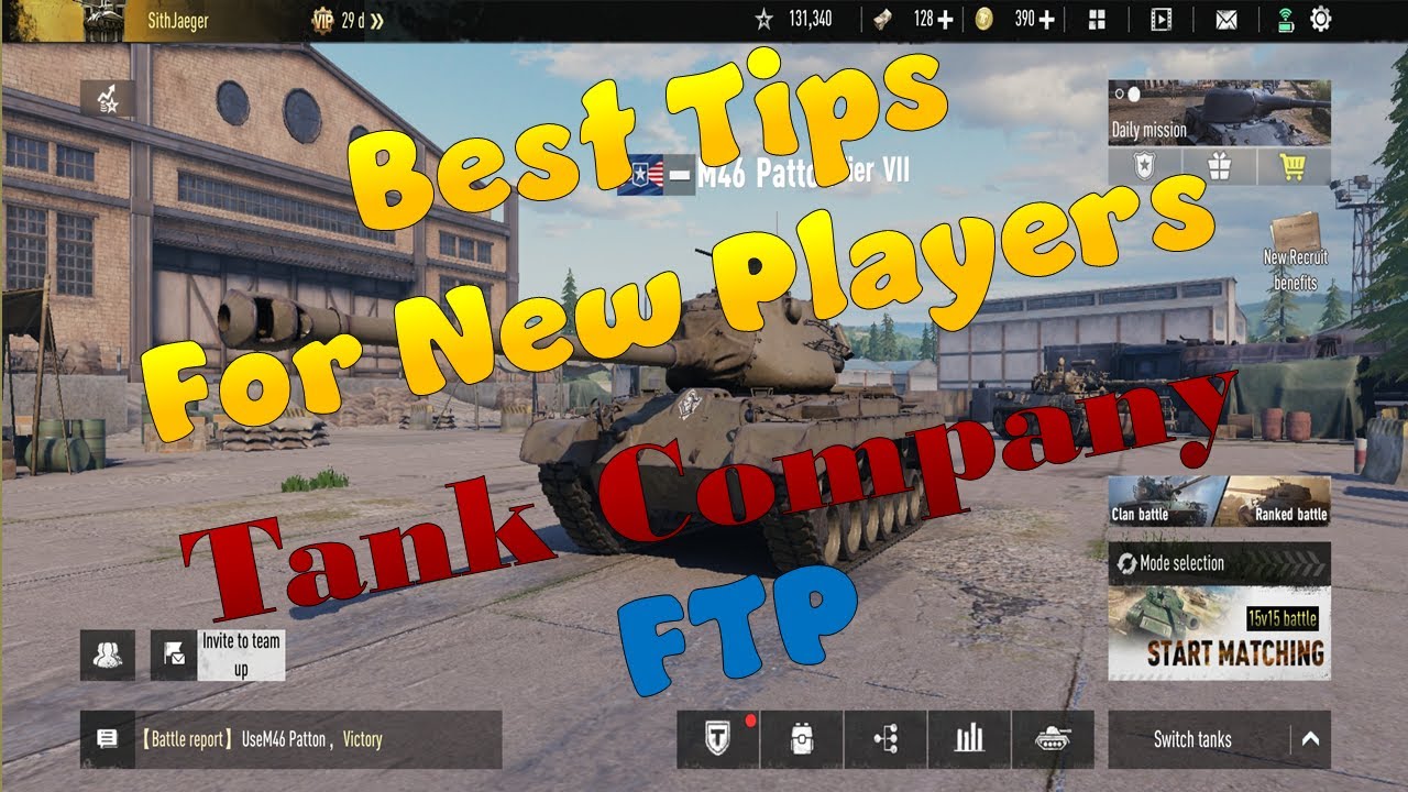 Best Tank Company Tips for New Players - YouTube