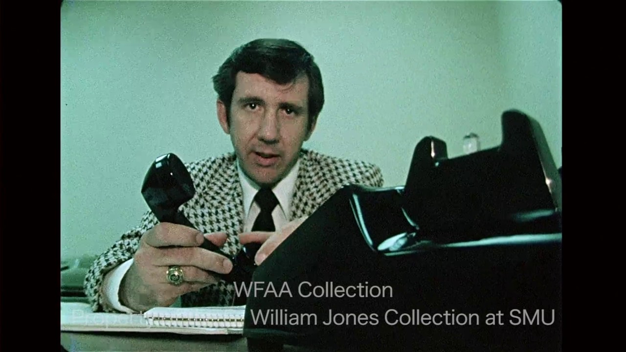 WFAA's Tracy Rowlett Investigates Wiretapping in 1974 - YouTube