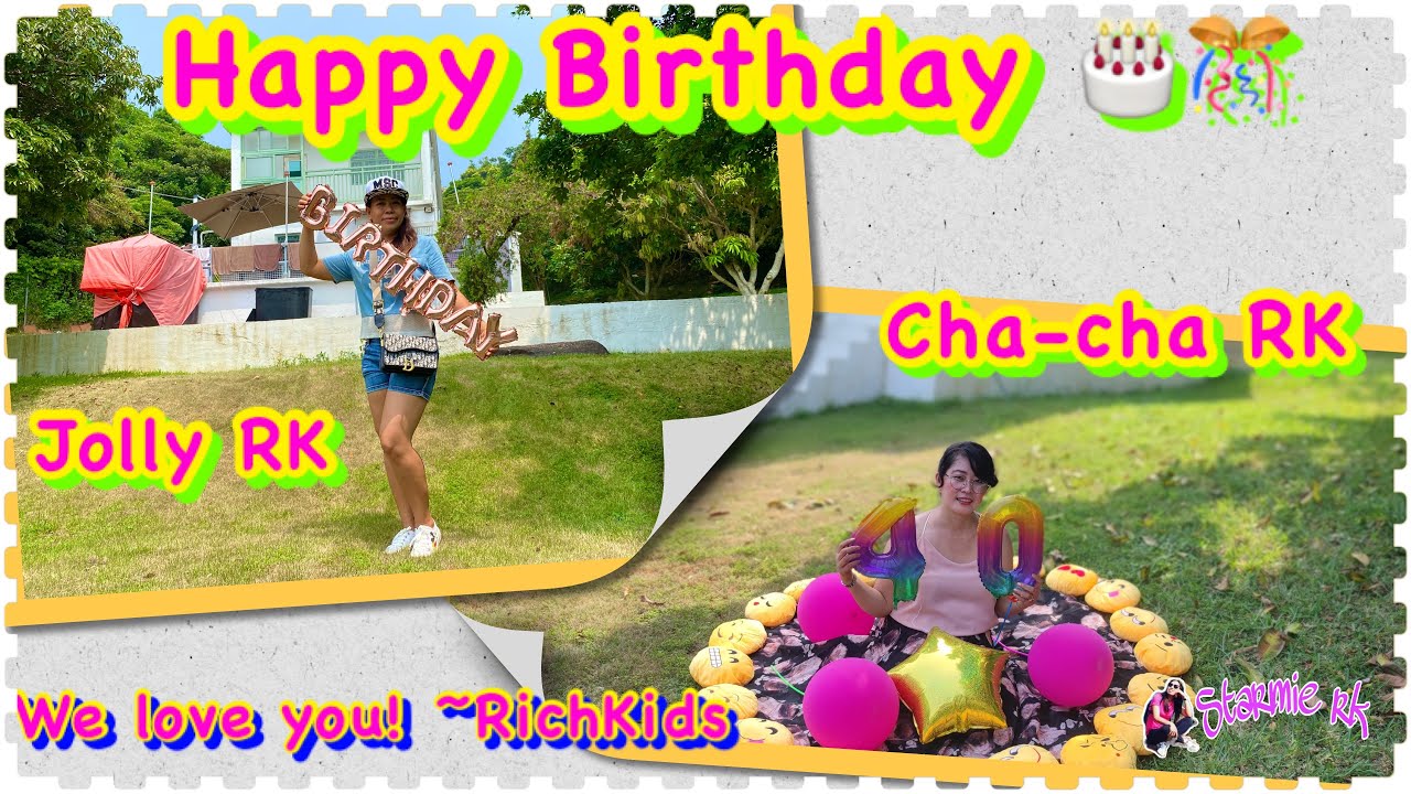 Happy birthday Jolly and Cha2xMarie #RichKids - YouTube