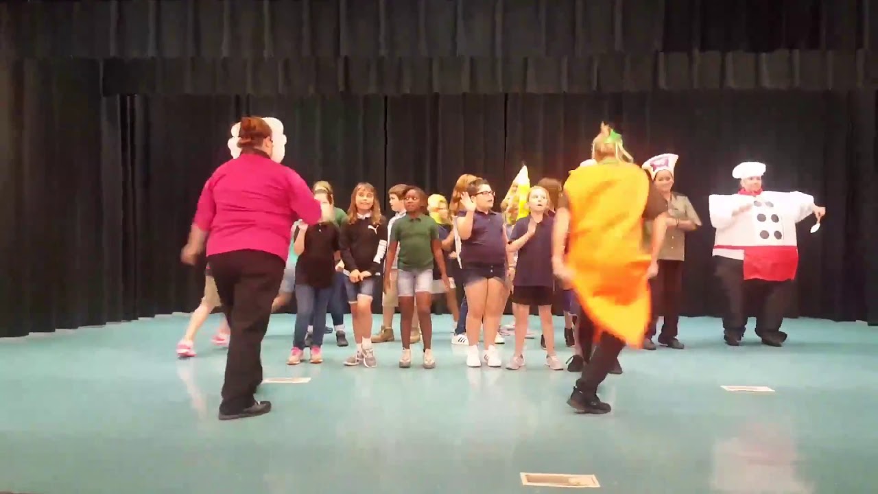 Volusia Pines Elementary - School Way Cafe Staff - Karaoke Video - YouTube