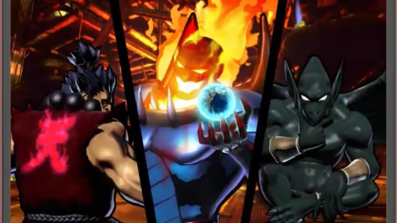 Ultimate Marvel vs Capcom 3: Akuma, Dormammu, and Firebrand arcade ...