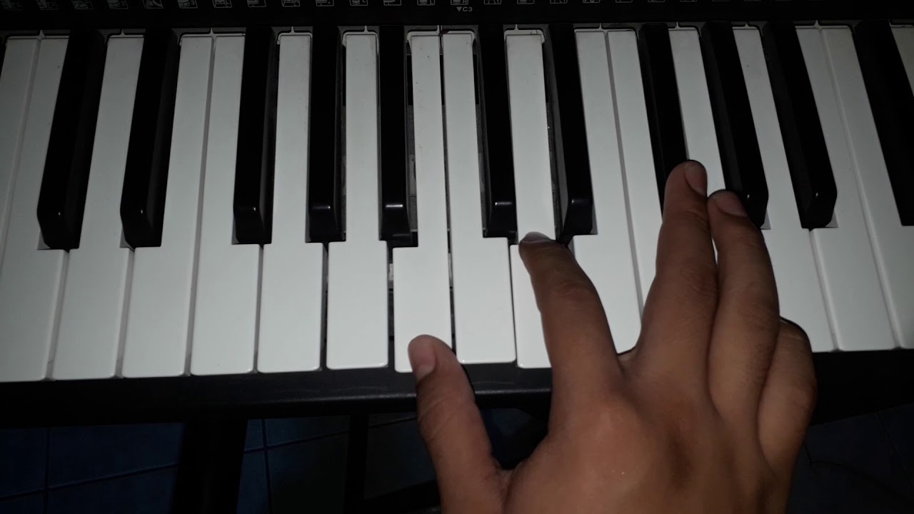 Como tocar el cifrado americano en piano, para principiantes, Clase #1 ...